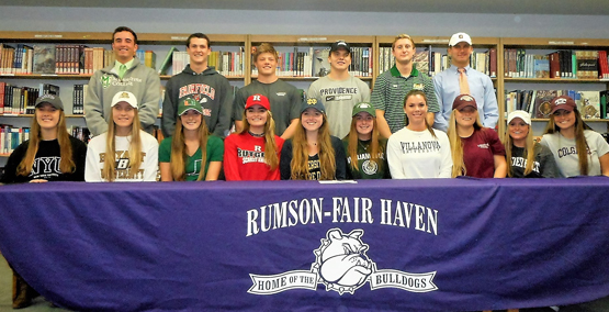 RFH STUDENT ATHLETES SIGN ON THE LINE - Red Bank Green