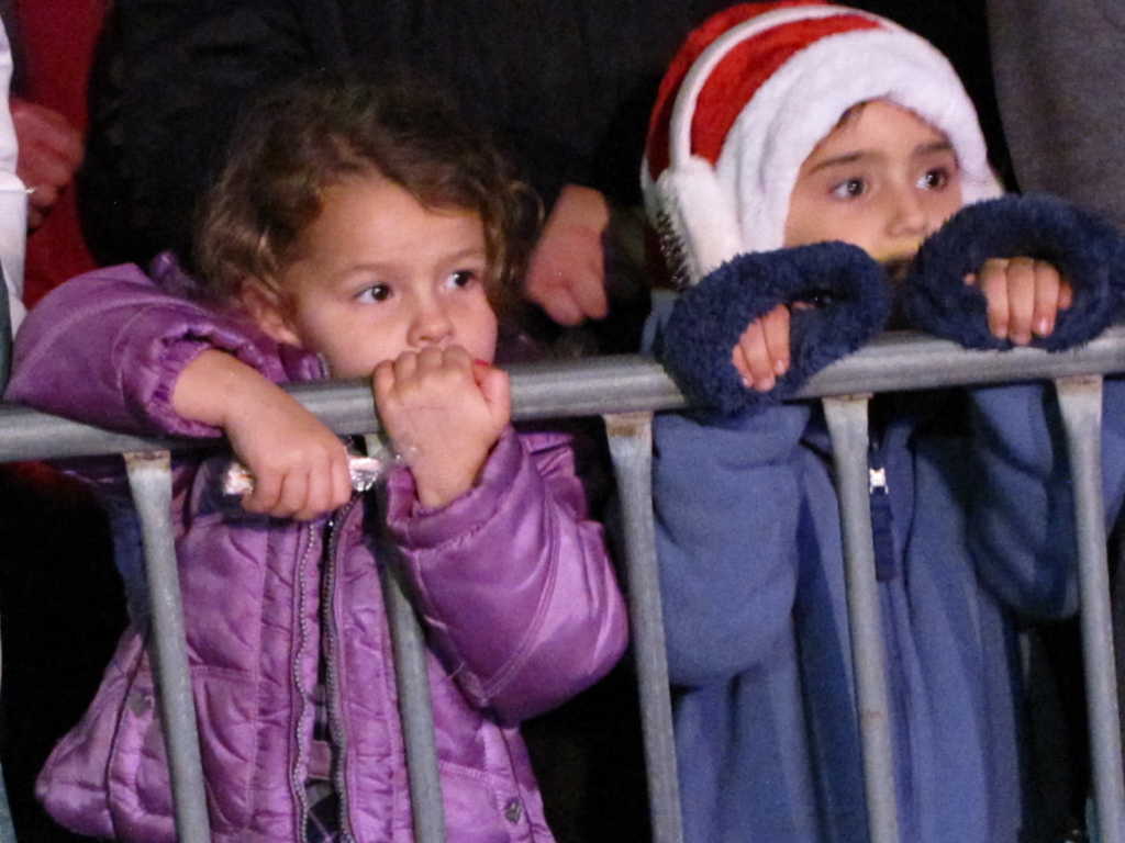 RED BANK: Thousands endure drizzle for holiday dazzle
